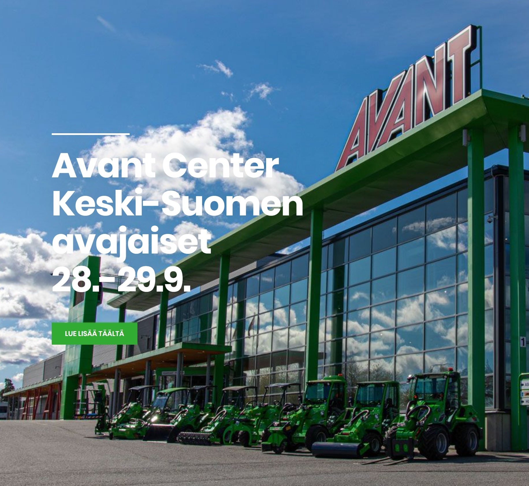 AVANT CENTER AVAJAISET JYVÄSKYLÄSSÄ 28.-29.9.2022 | Leguan Lifts